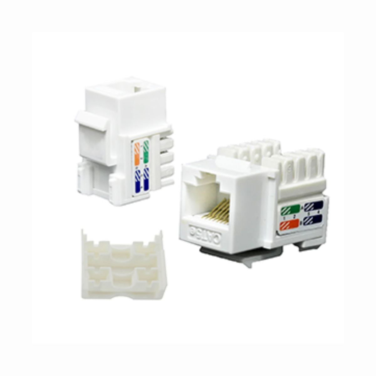 Keystone Cat 5e Branco Dual Comp - Joli