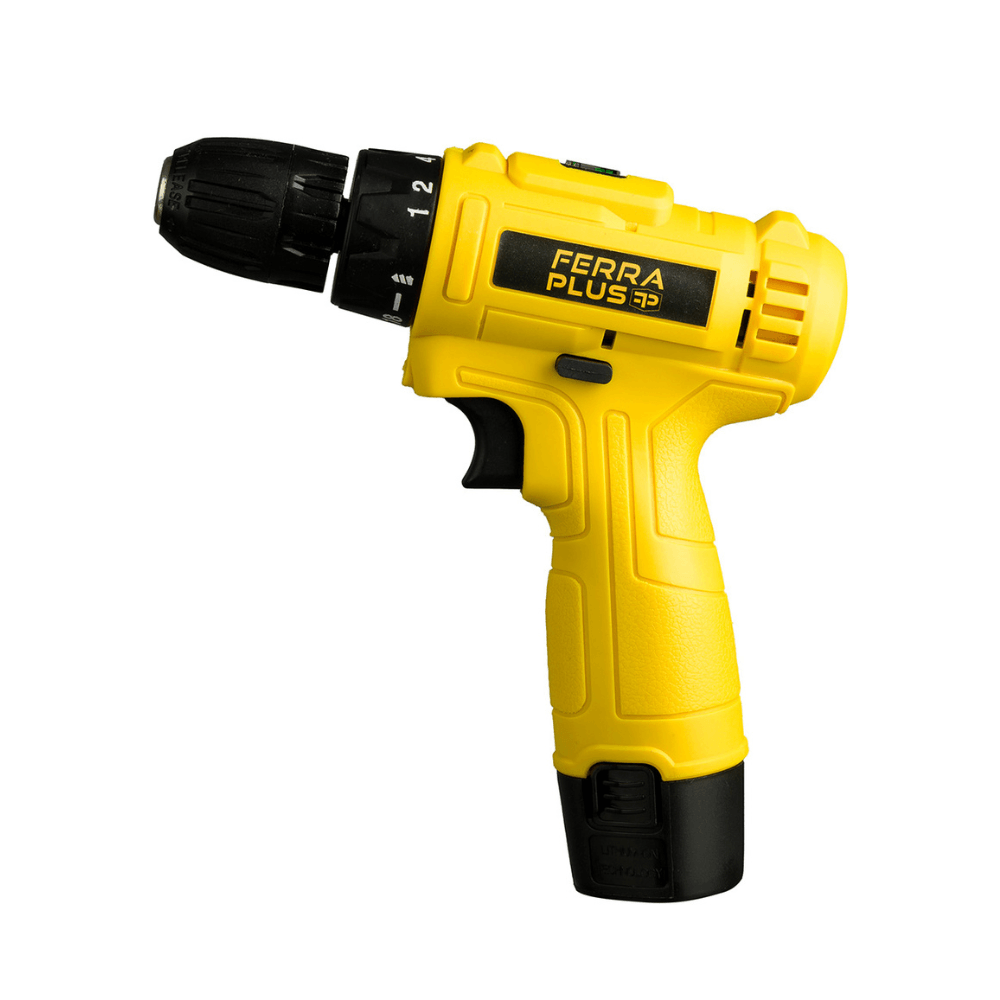 Parafusadeira Furadeira 3/8" À Bateria Com Brocas E Bits 12v Bivolt ...